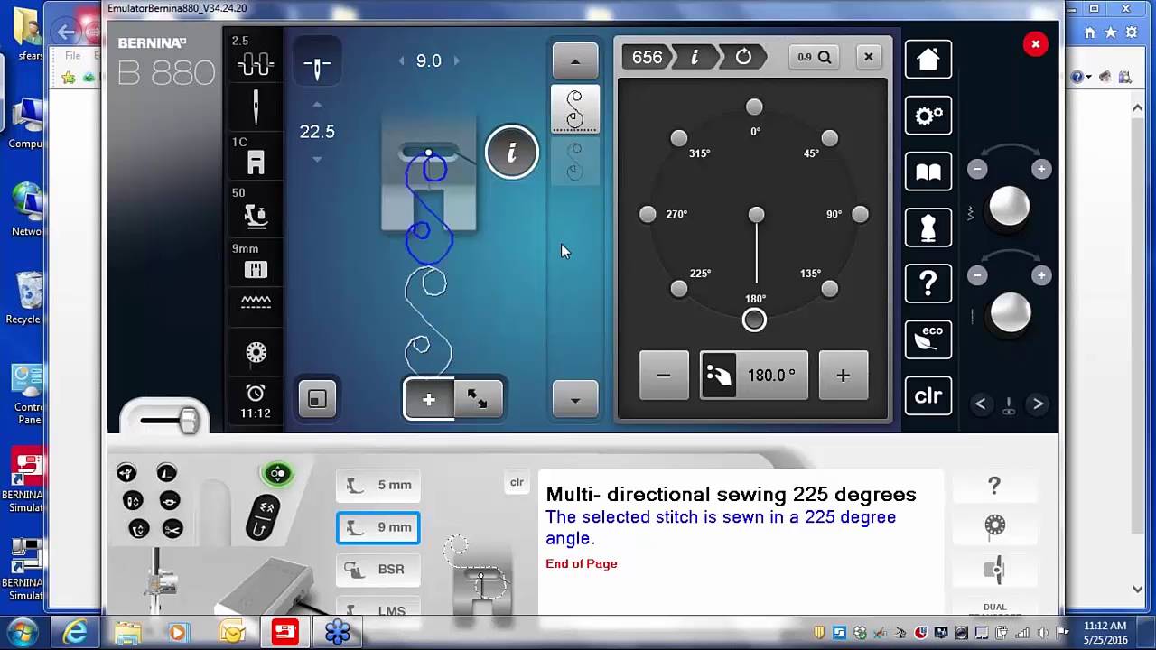 BERNINA Tool Tip 880 Multi-Directional Stitching - YouTube