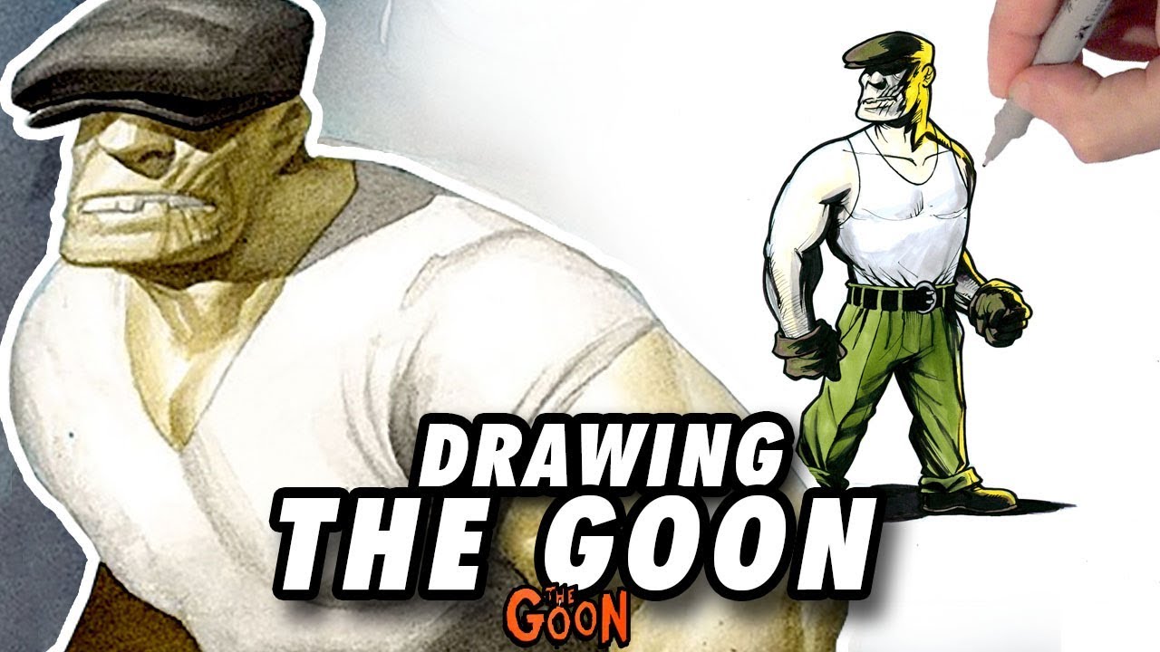 THE GOON ! Speed Drawing ️ Comic Book Style ️ 💣 - YouTube