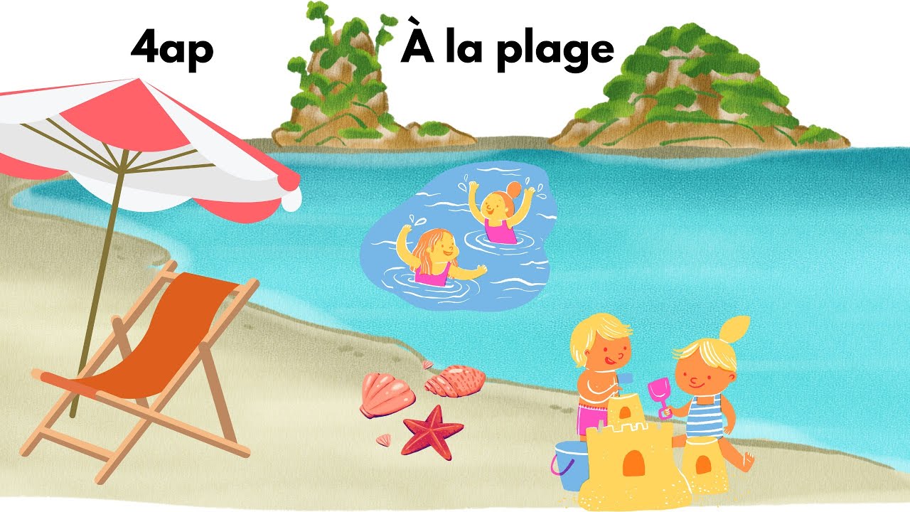 Production écrite "À la plage"#4ap كيفية كتابة وضعية إدماجية - YouTube