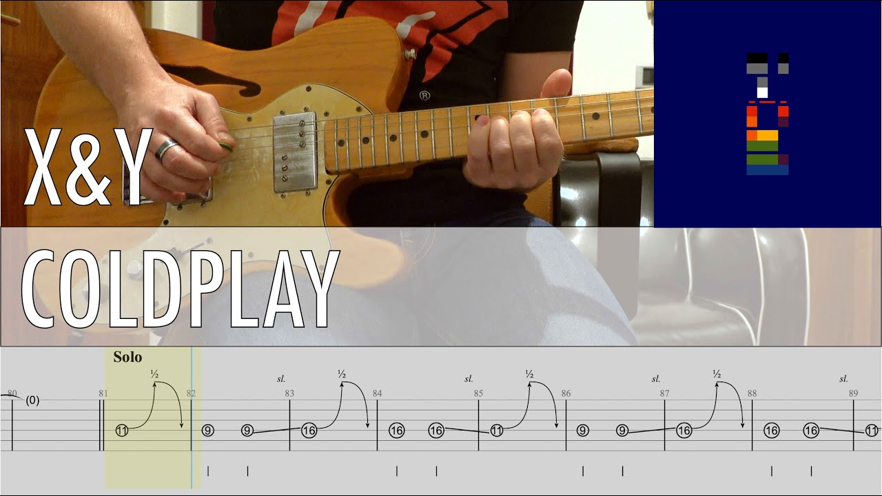 X&Y Coldplay Cover • Guitar Tab • Tutorial • Lesson - YouTube