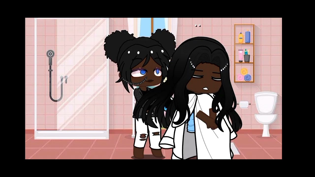 two sisters headshave and eyebrows shave(gacha nox) - YouTube