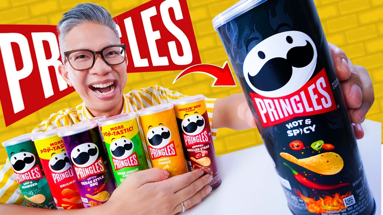 KITA NYOBA PRINGLES SEMUA RASA!! - YouTube