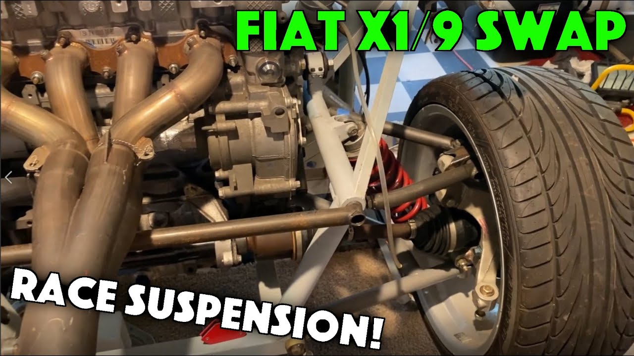 Ep 5. - Fiat X1/9 Swap - Race Suspension, Wide Body, and Cooling System ...
