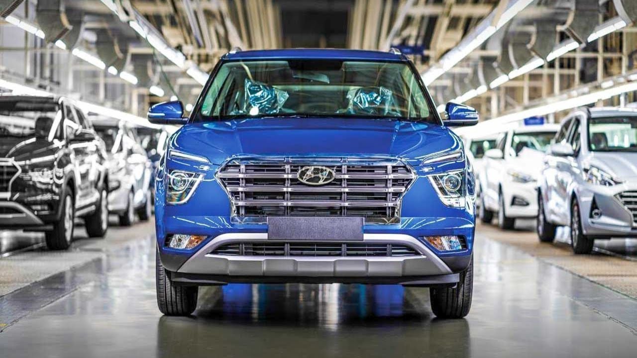 Hyundai Ulsan Plant Car Manufacturing Getting More Work Load - YouTube