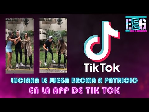 Luciana fuster bromeo a patricio en tik tok con la cancion \