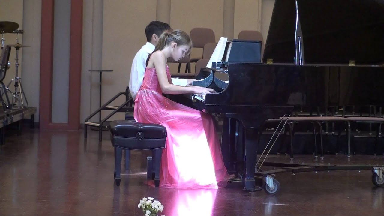 Geneva Lewis Plays The Kabalevsky Piano Concerto No. 3 - YouTube