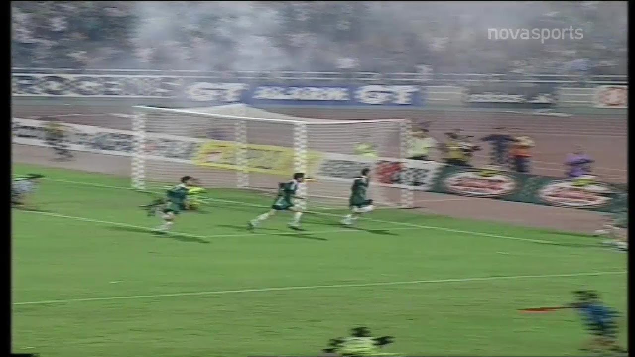 Παναθηναϊκός - ΠΑΟΚ (1-1), 03/10/1999 - YouTube