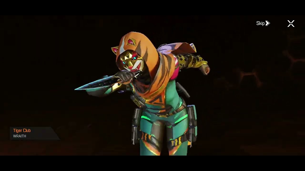 TIGER CLUB WRAITH SKIN INTRO || NERO LEAKS - APEX MOBILE - YouTube