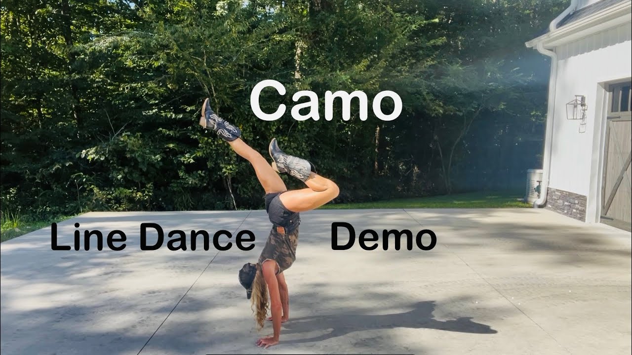 Camo Line Dance Demo - YouTube