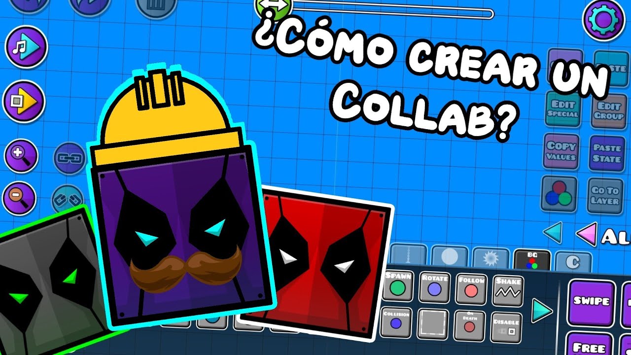 ¿Cómo crear un Collab? | CLASES en Geometry Dash #3 - YouTube