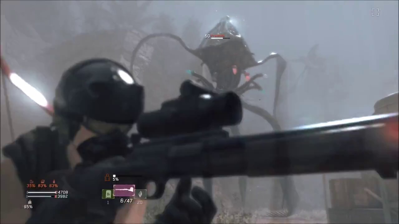 Metal Gear Survive: Frostbite Powerful Creature Boss - YouTube