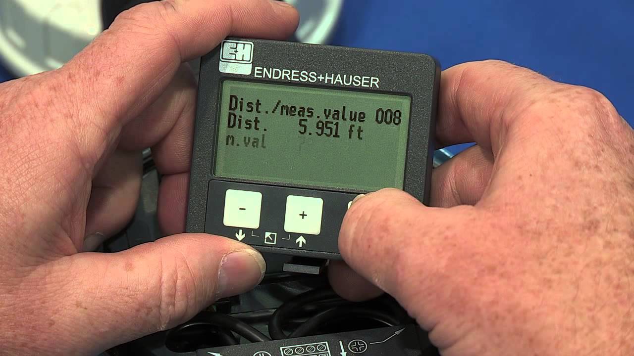 Prosonic M FMU40- Mapping with an unknown level - YouTube