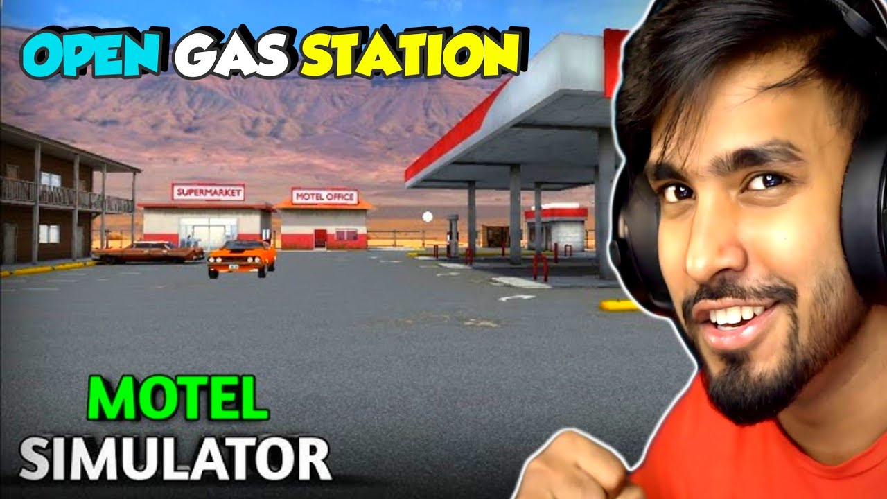 I Open Gas Station In Supermarket & Motel Simulator | Motel Simulator ...