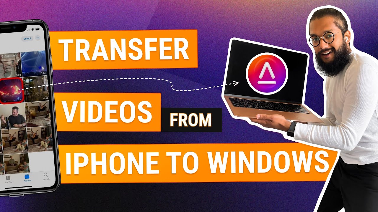 How to Transfer Videos from iPhone to Computer (Tutorial💡) - YouTube