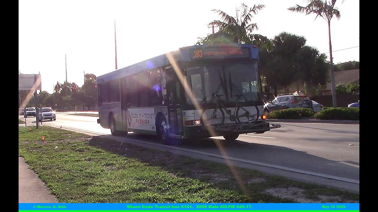 South Florida bus action 2025 Miami Dade Transit . - YouTube