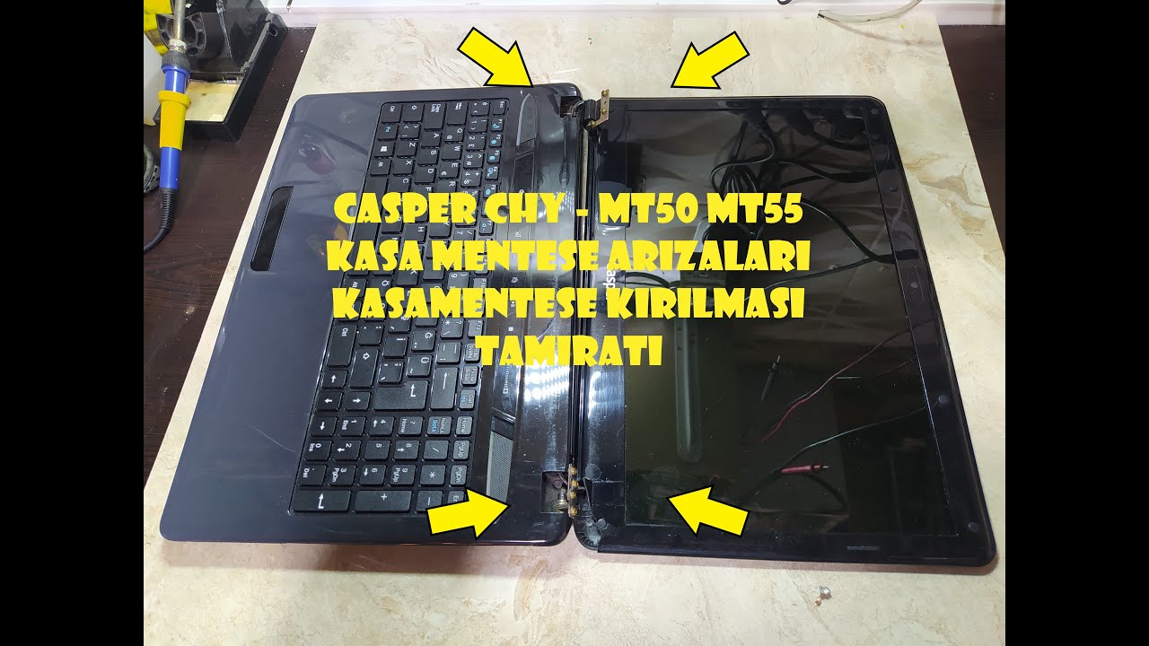 CASPER NİRVANA CHY KASA MENTEŞE KIRILMASI TAMİRATI, CASPER NİRVANA MT55 ...