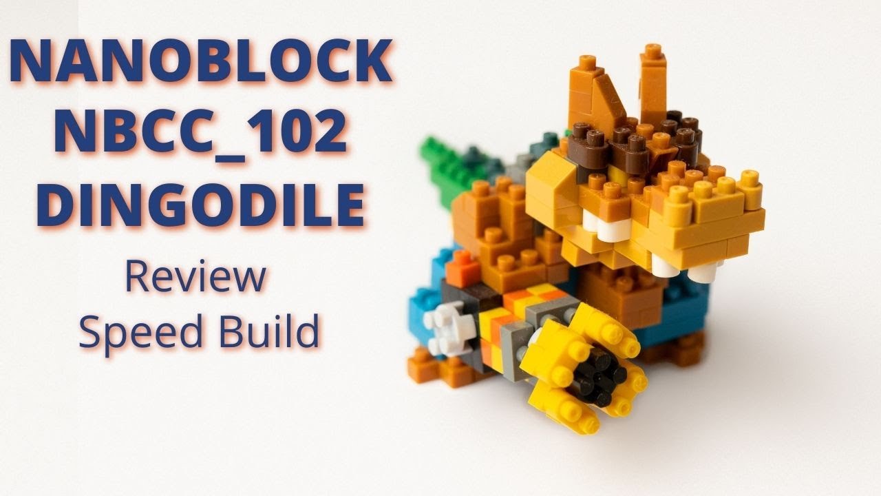 Nanoblocks NBCC_102 Crash Bandicoot Dingodile Review and Speed Build ...