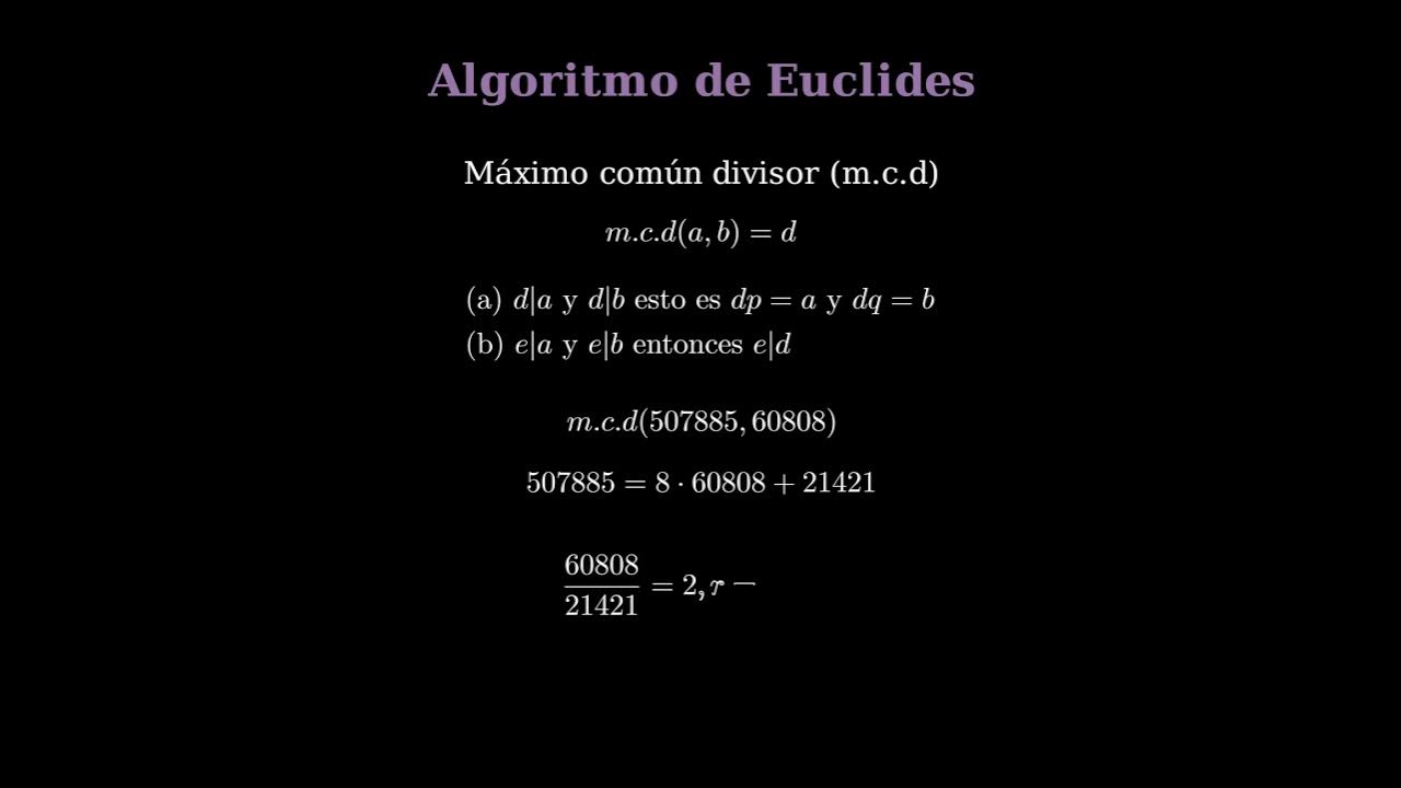 Algoritmo de Euclides #matematicas #dev #javascript #ingenieria #física ...
