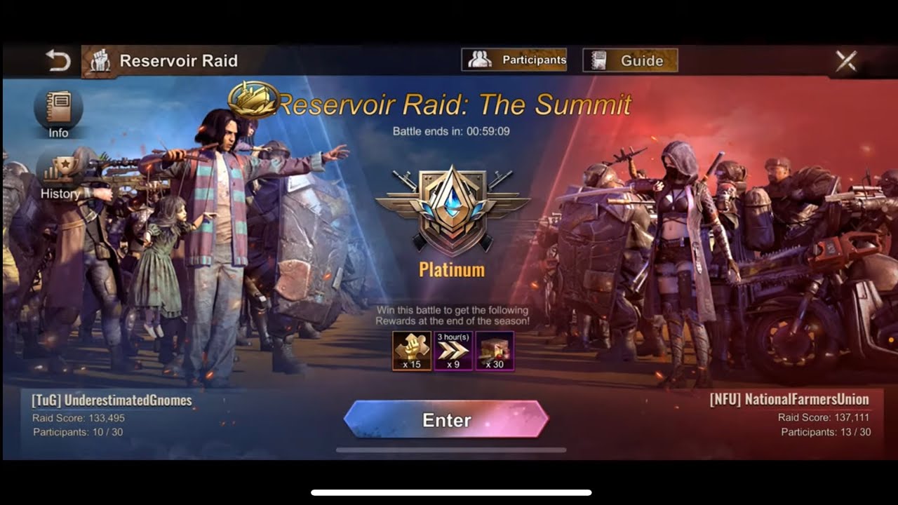 State of Survival. Water Raid 110 Tug VS 150 NFU - YouTube