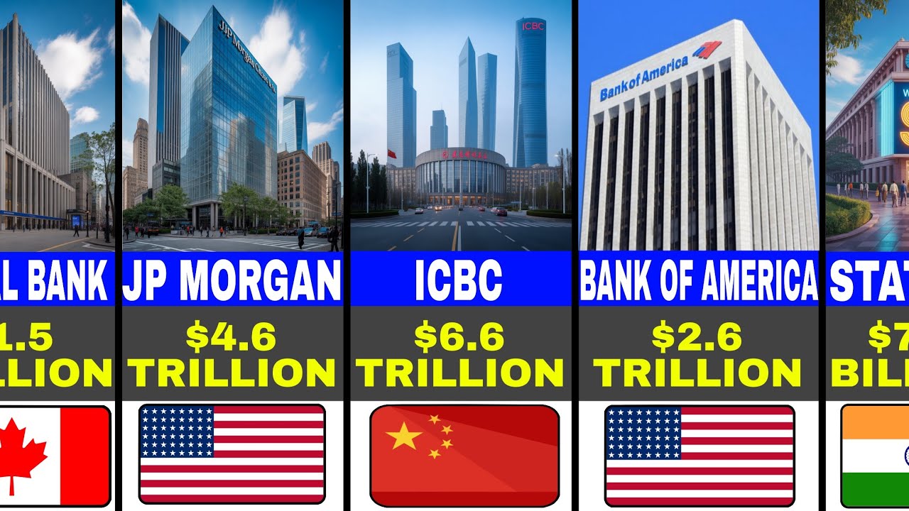 Top 50 Richest Banks in the World (2025) 🌍 | Biggest Banks by Total ...