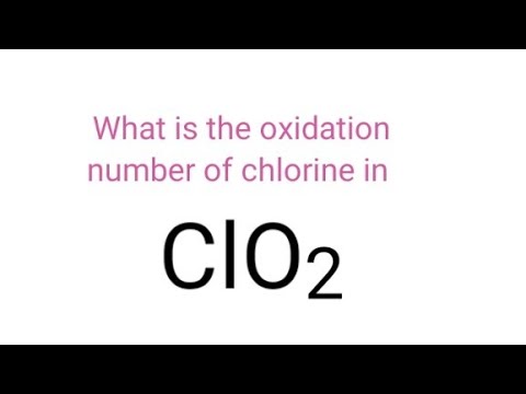Oxidation number of chlorine in ClO2. oxidation number for Chlorine ...