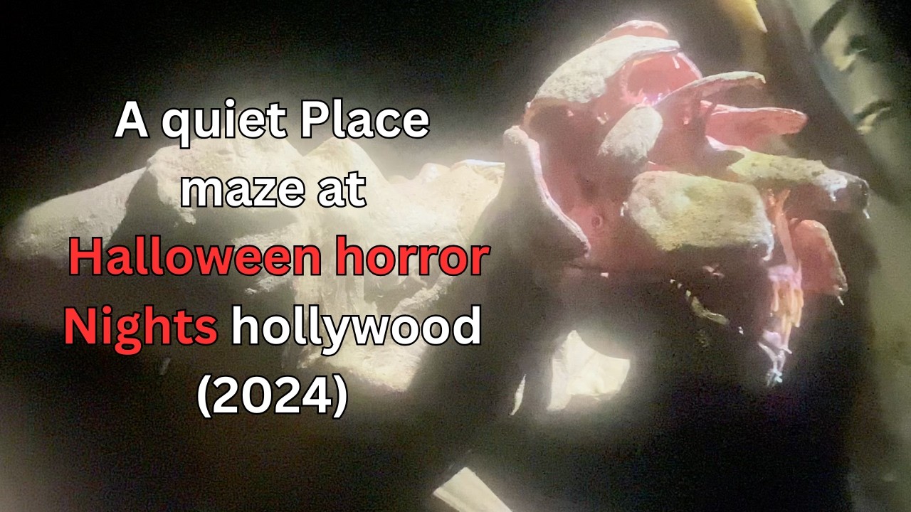 A quiet Place POV at Universal Studios Hollywood HHN (2024) - YouTube