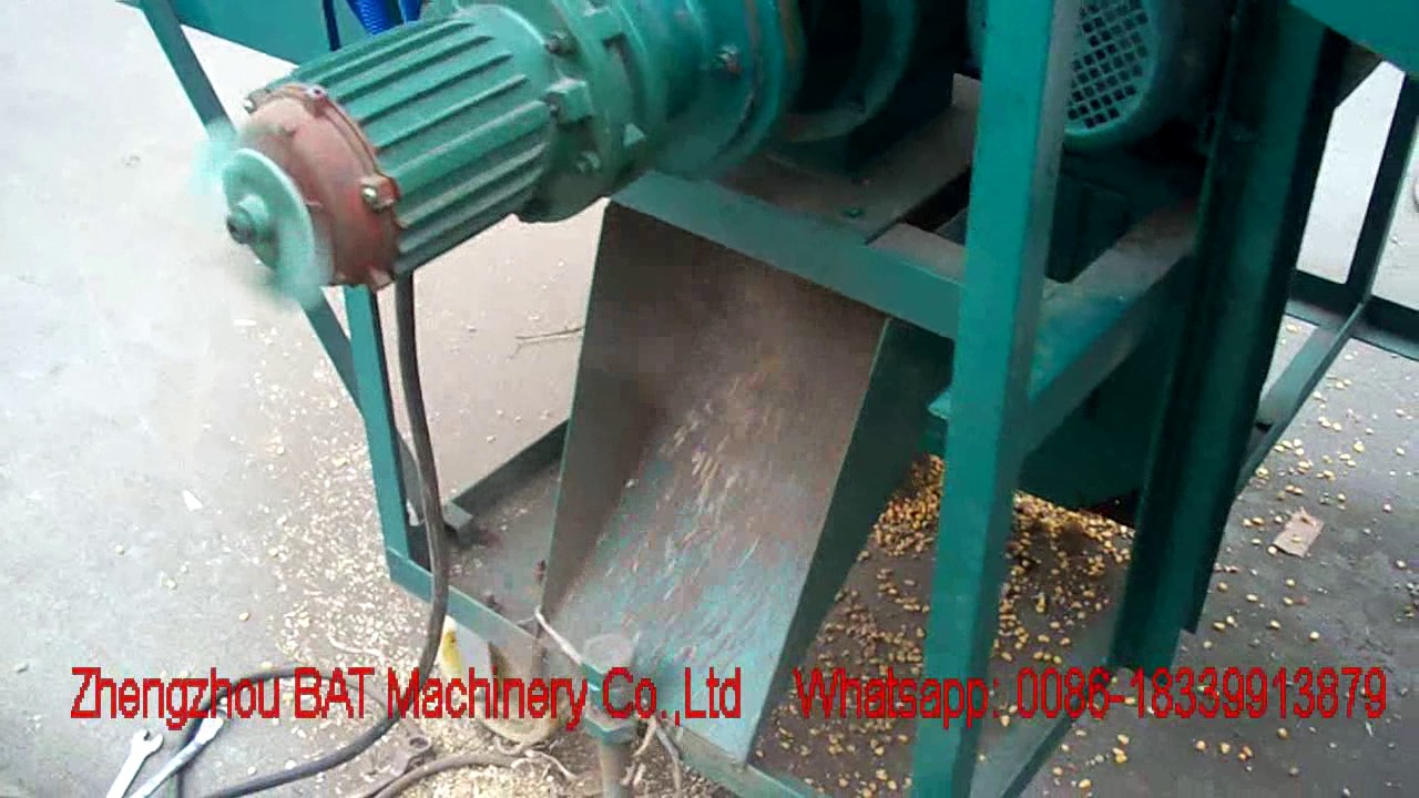 Dust removal grain corn cleaning machine - BAT Machinery - YouTube