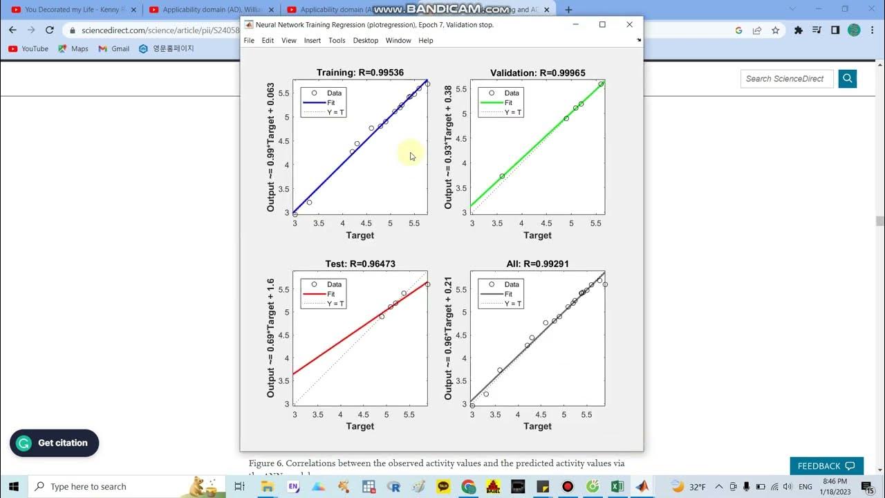 Artificial neural network (ANN) in Matlab QSAR study (part 2) - YouTube