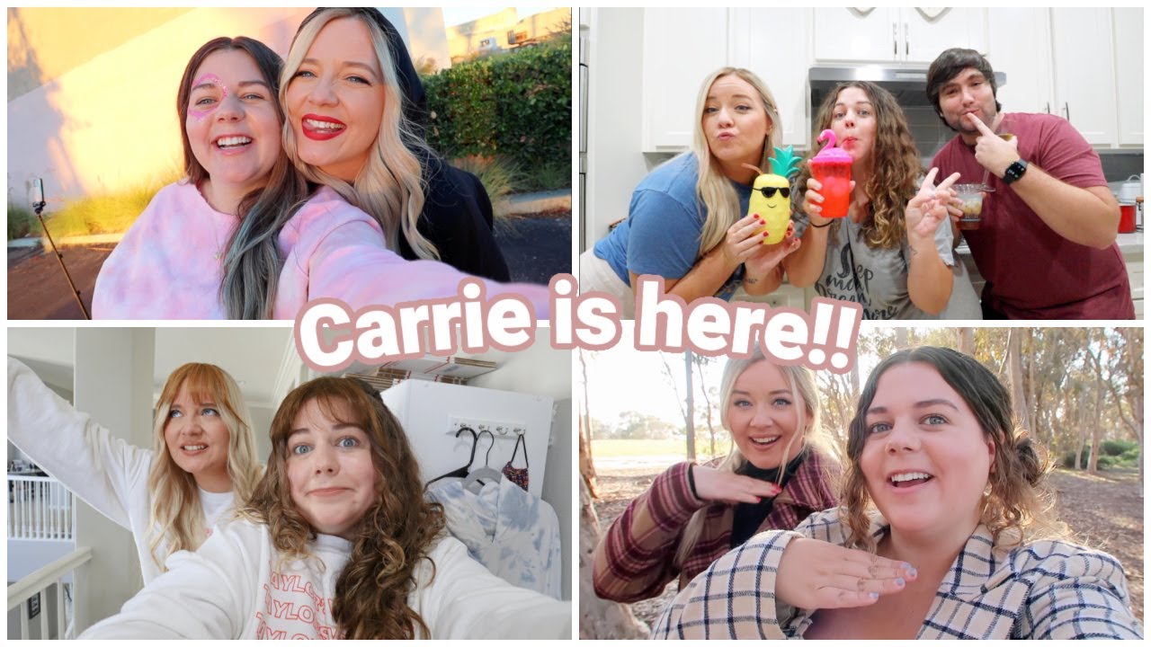 carrie dayton is here and we are ready to fangirl (collab filming ...