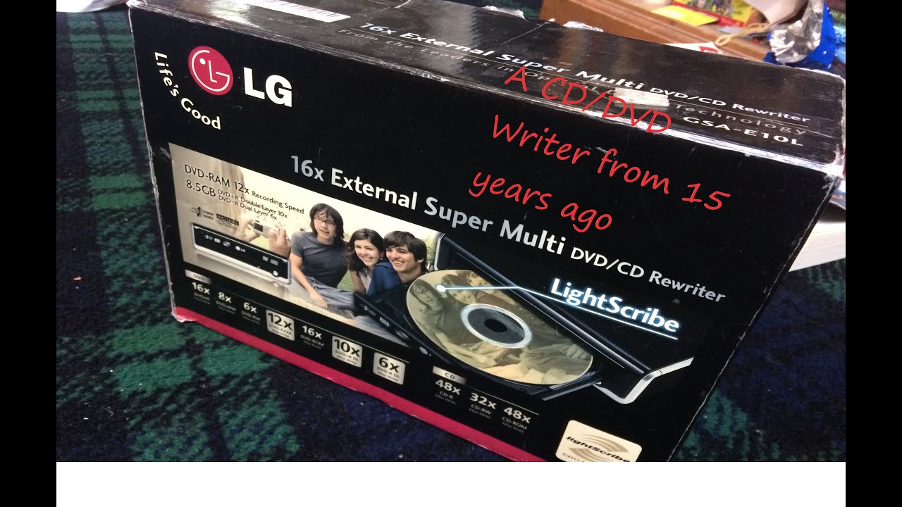 This DVD Burner is almost 15 years old - Review of an old external LG ...