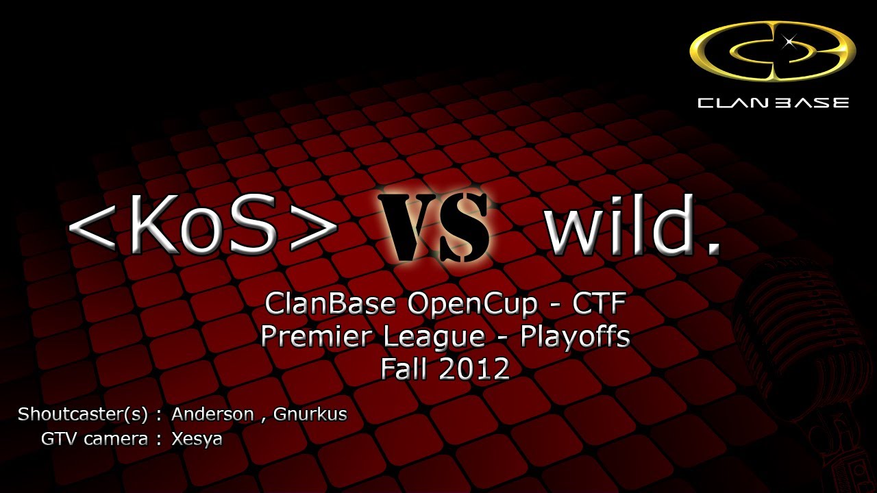 ClanBase OpenCup CTF Quarter Final - Fall 2012 - wild. vs KoS - YouTube