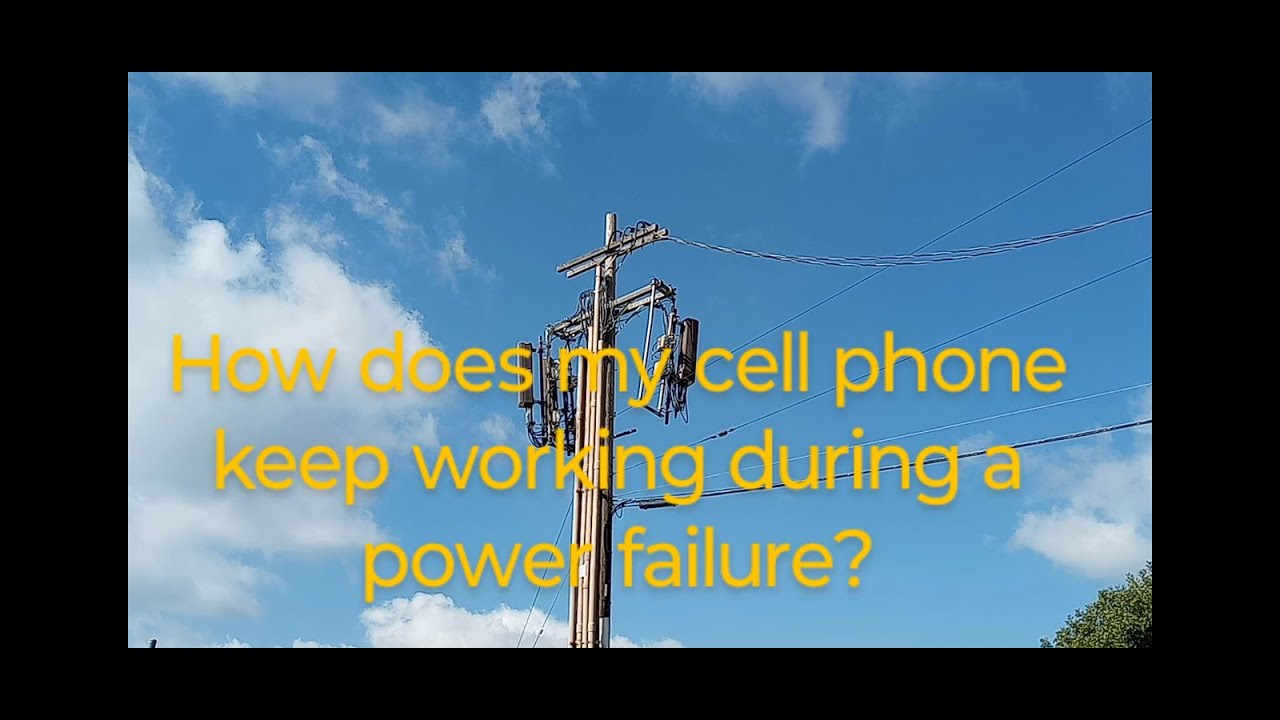 How does my cell phone keep working during a power failure? - YouTube