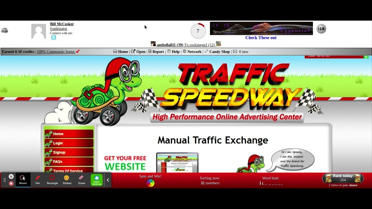 HUNGRY FOR HITS REVIEW - Surfing #HungryforHits online traffic exchange ...