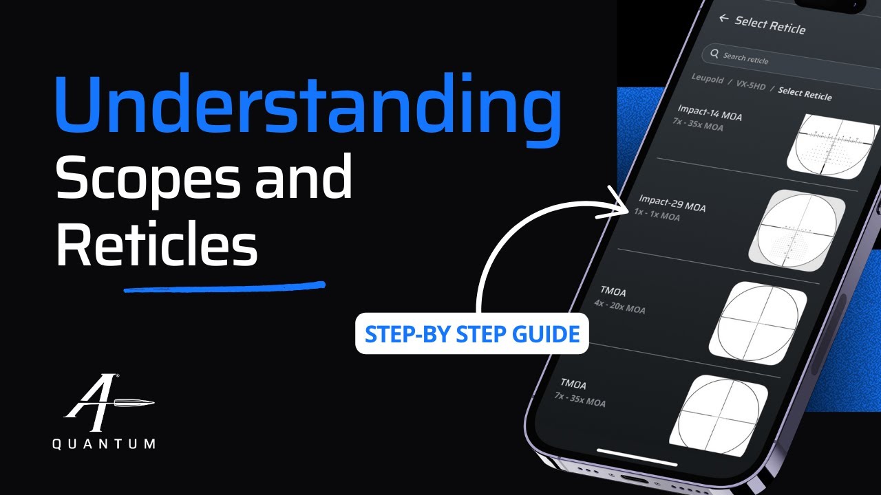 Understanding Scopes and Reticles in AB Quantum™ - YouTube