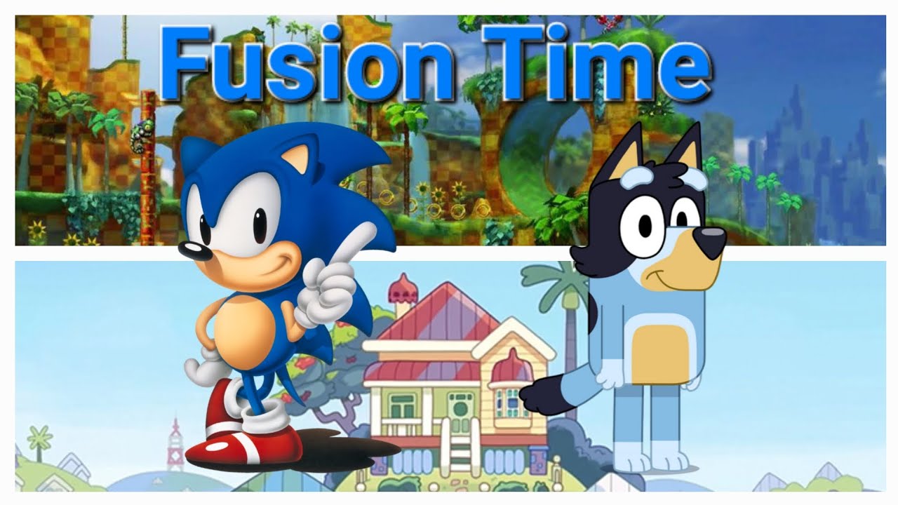 Fan art fusion, ep.2. | Sonic × Bluey - YouTube