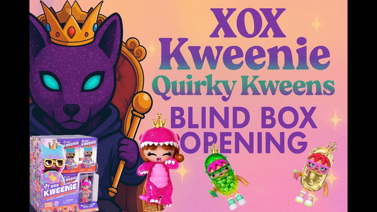 🖤 XOX Kweenie Quirky Kweens Blind Box Opening! | Which Weird ...
