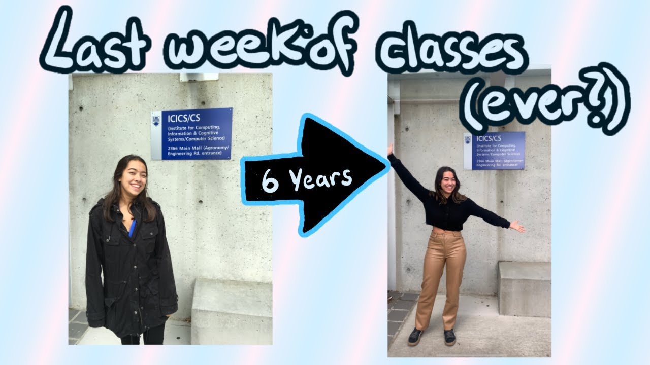 vlog 116: last week of classes (ever?) - YouTube