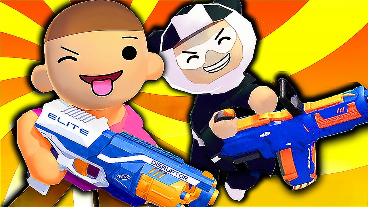 JOGO DA GUERRA NERF! *nerf epic pranks * - YouTube