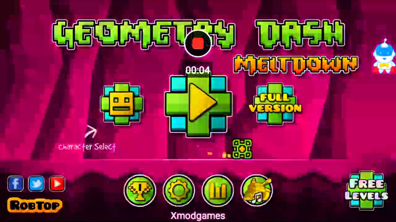 Geometry dash meltdown - YouTube