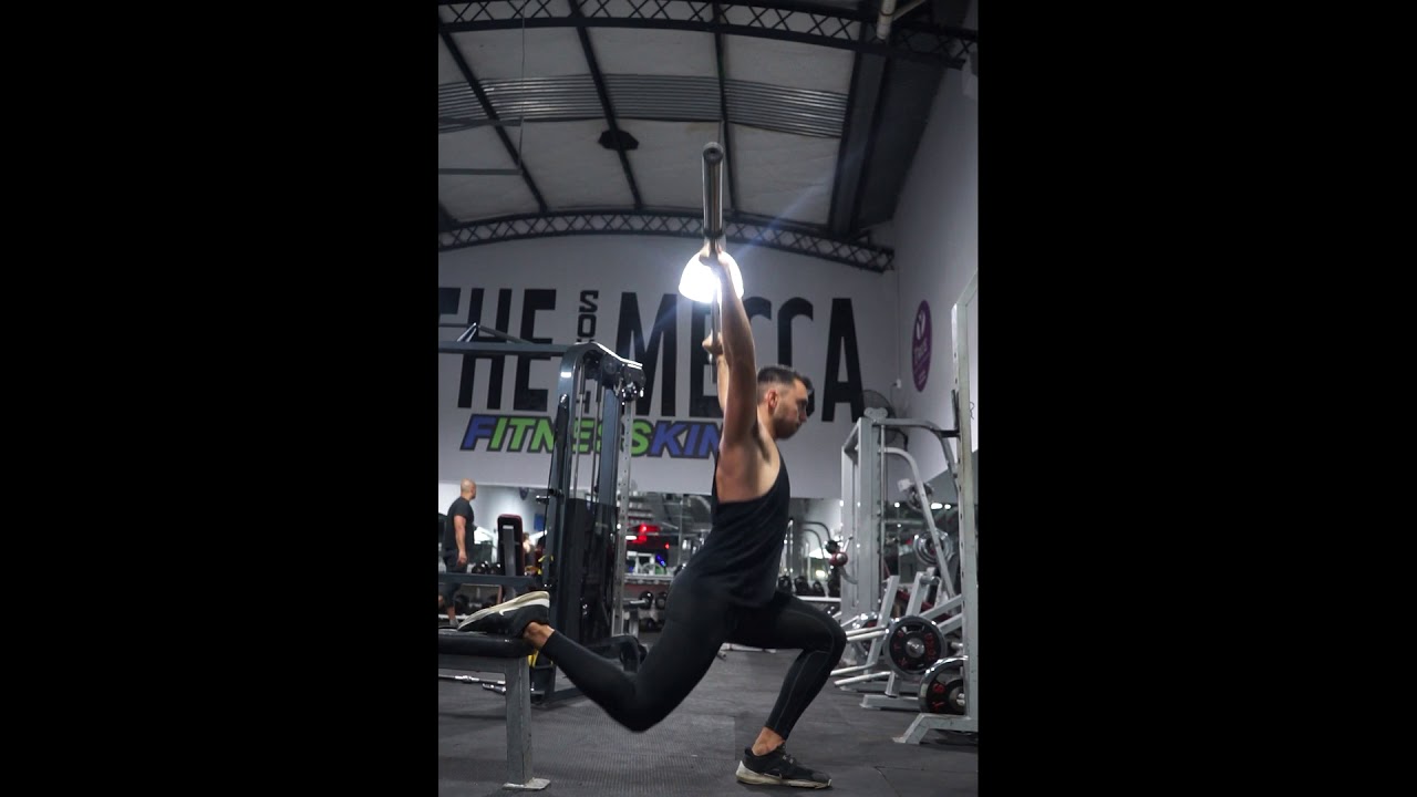 Sentadilla Bulgara de Arranque con Barra - YouTube