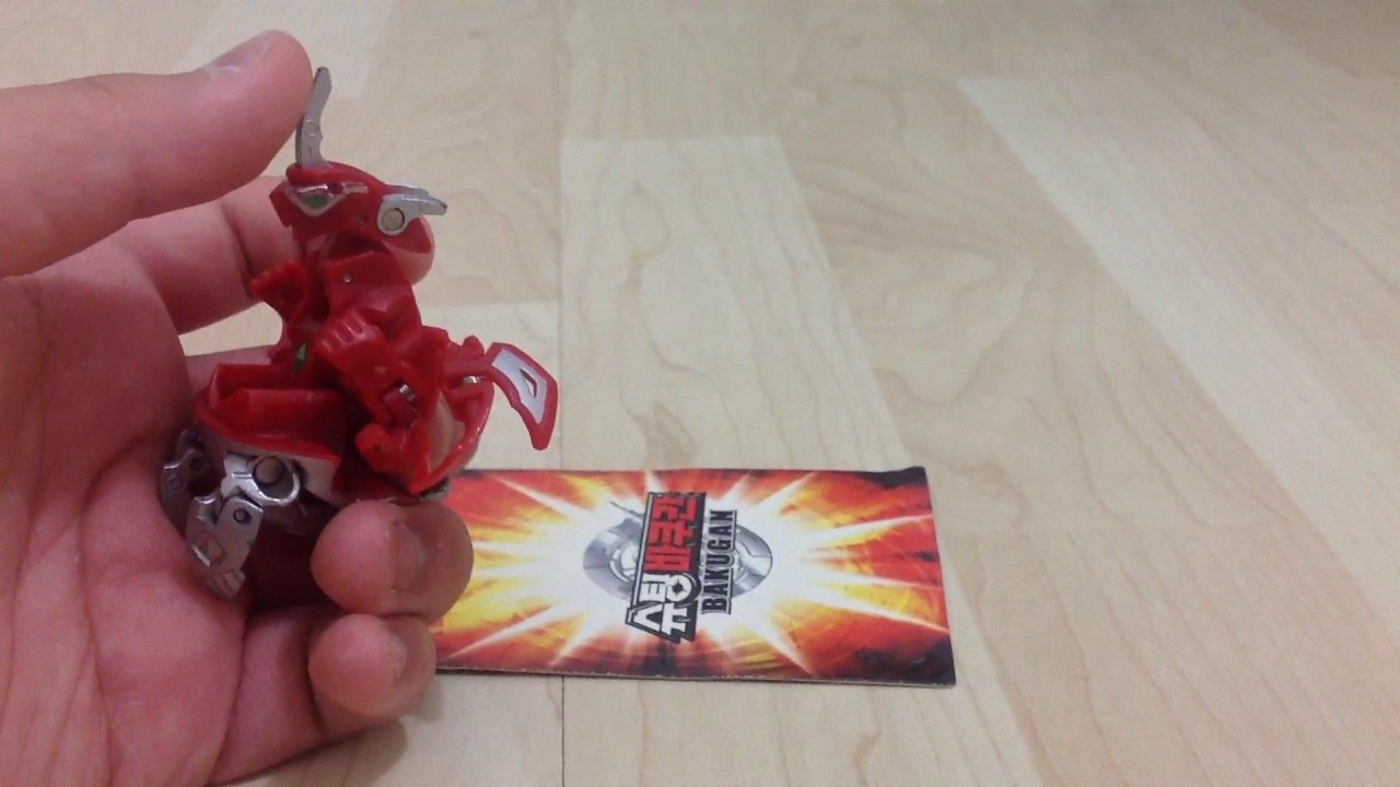 Bakugan Pyrus Titanium Dragonoid review - YouTube