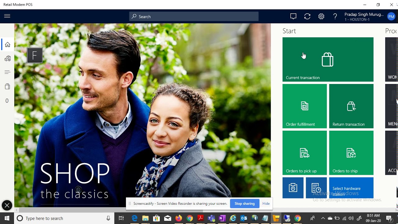 POS Notification for Customer Order in Dynamics 365 Retail - YouTube