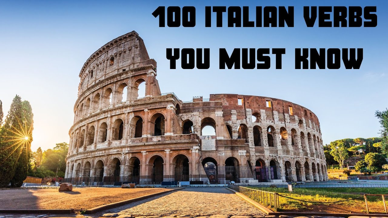 100 Basic Italian verbs you must know - Italian for begginers - YouTube