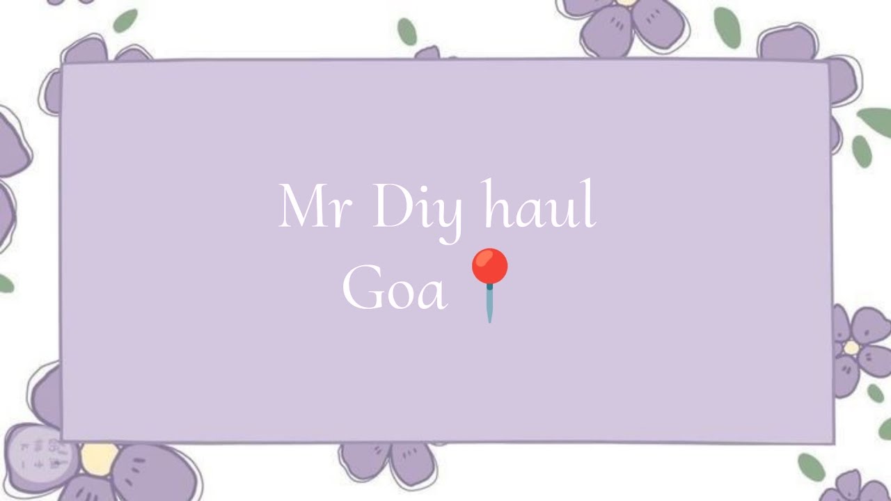 Mr Diy Haul🌷🎀🌼 || Goa Branch 🏖️ ||everything under 150rs only ...