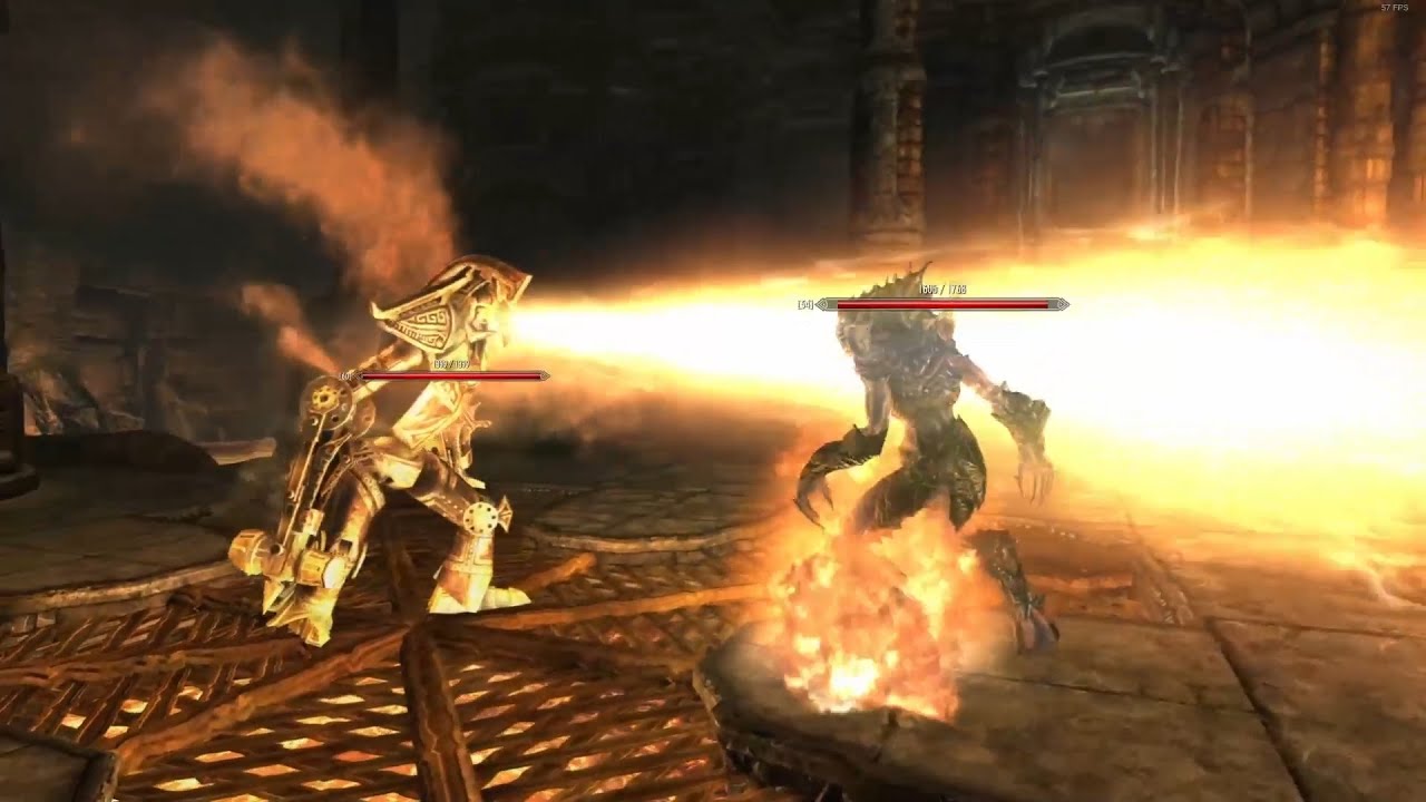 Skyrim Battles - The Forgemaster vs. Dwarven Centurion, Lurker ...