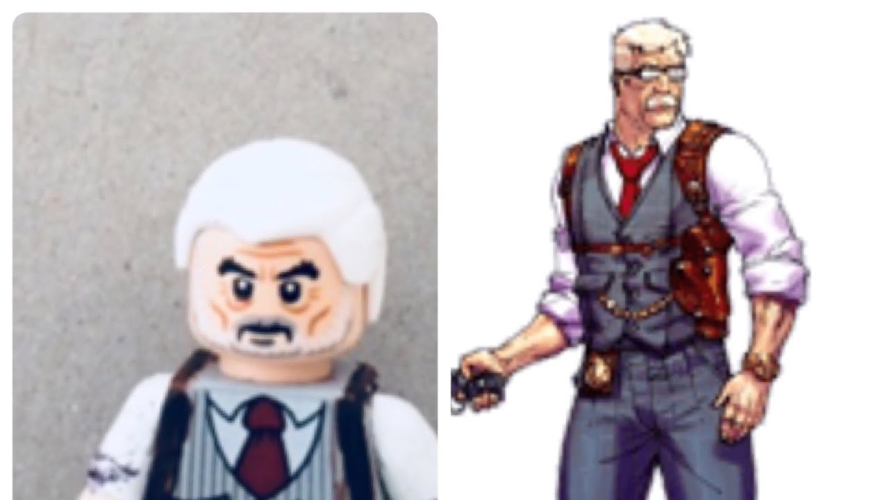 Review to my(custom)home-made LEGO mini figure of commissar Gordon ...