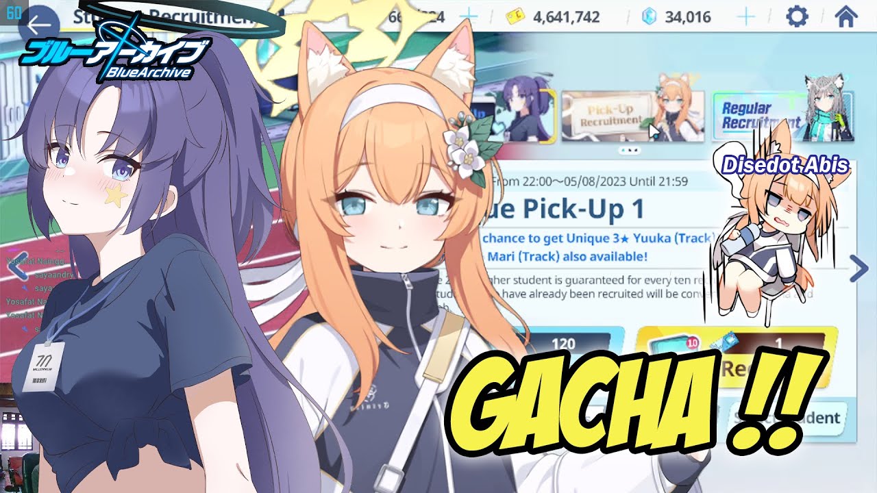 Langsung Gasken Gacha!! Spark Bodo Amat yang Penting Yuuka Dapat ...