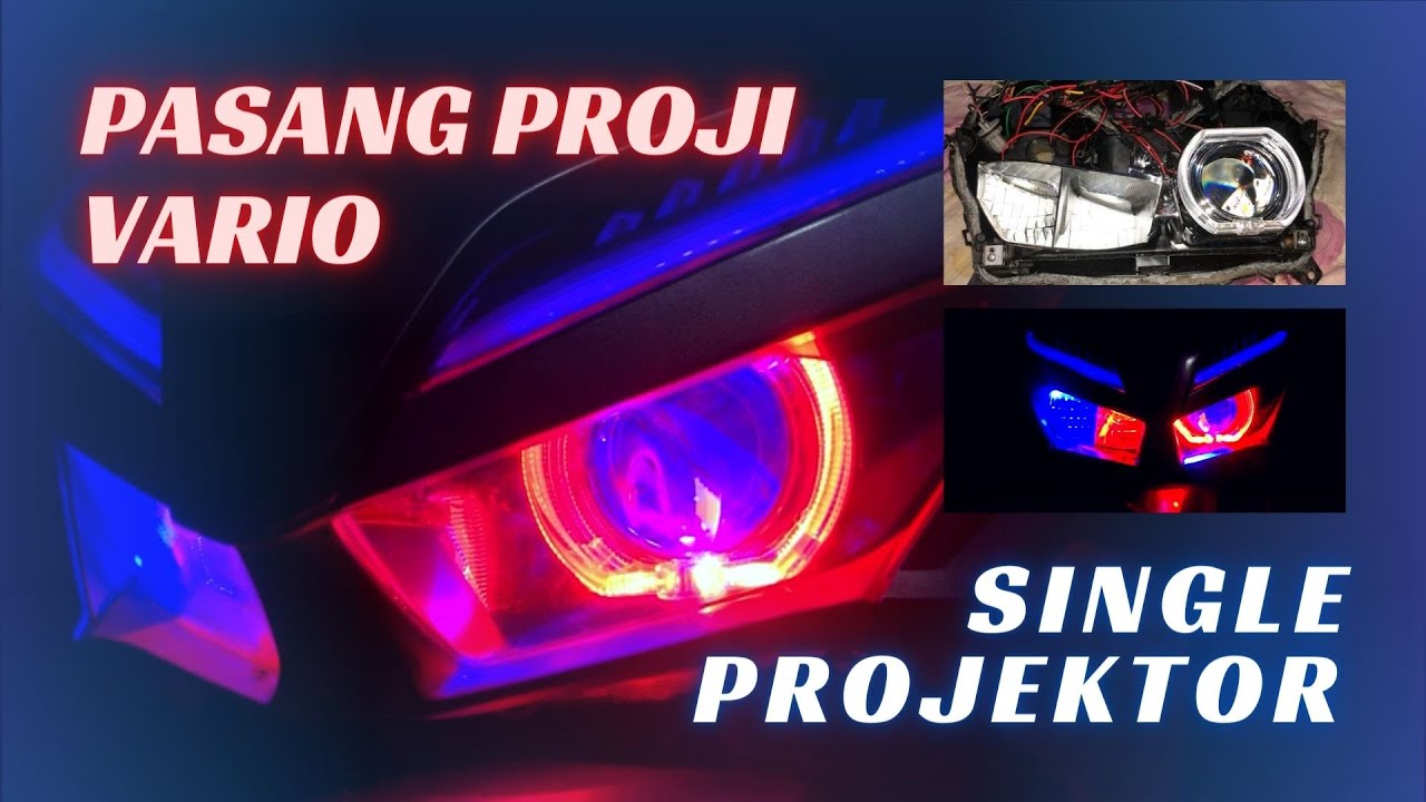 Cara Pasang Proji Biled di Vario 150 | Single Proji AES WST Gen 2 - YouTube