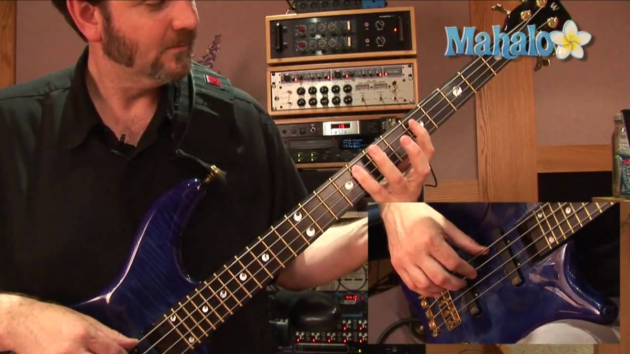 How to play an F note on bass guitar - YouTube