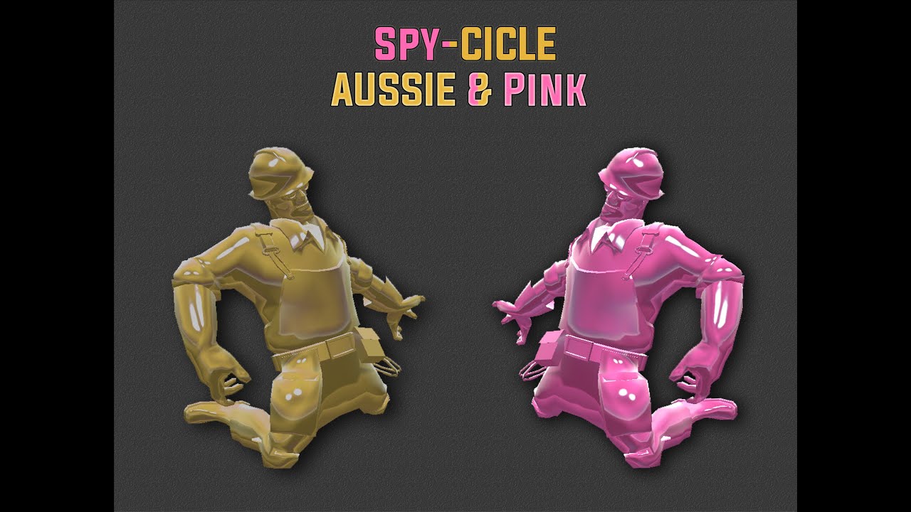 TF2 Skin - Pink & Australium Spy-Cicle's - YouTube